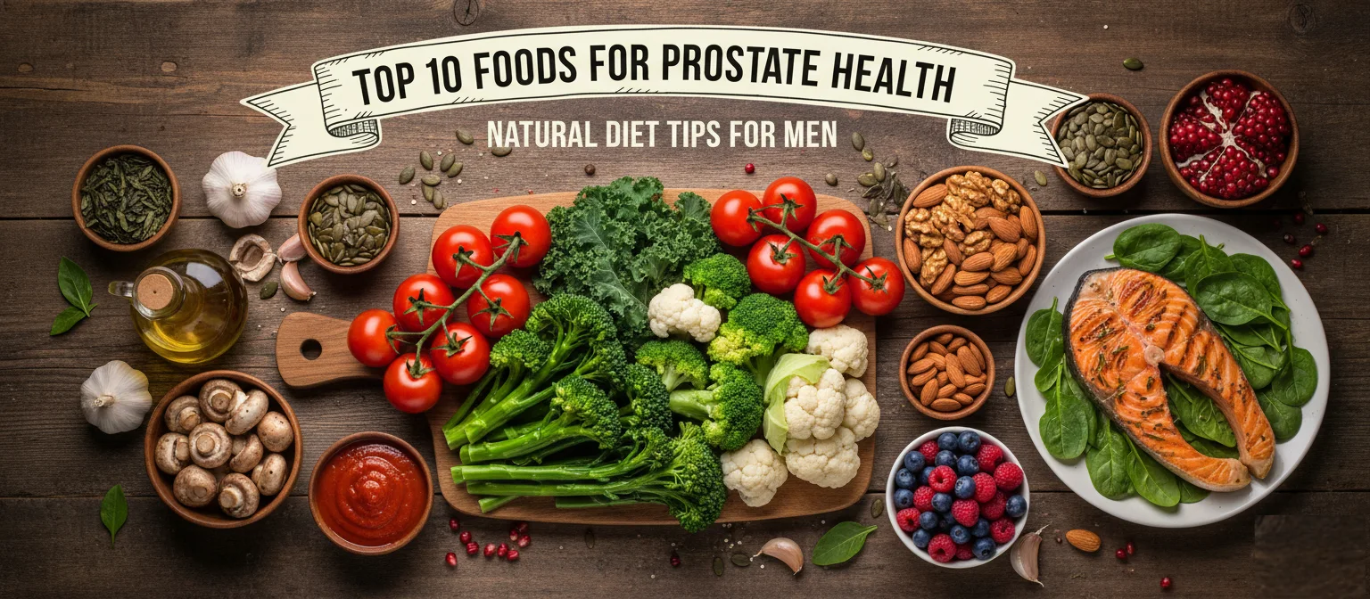 Top 10 Foods for Prostate Health | Diet Tips for Men